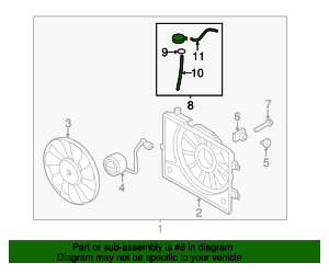 Genuine Cap for 2012-2017 Hyundai | Part# 25440-1R000 | Hyundai OEM ...
