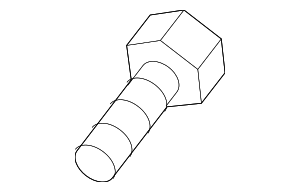 2004-2015 Mazda Upper Control Arm Bolt 9YA0-21-223A | QuirkParts