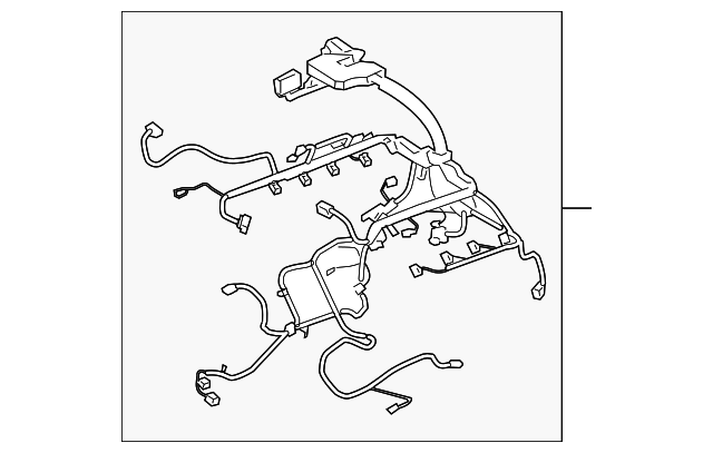 2010-2013 Land Rover Range Rover Sport Engine Harness LR044093 ...