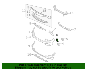 86564-Q5310 - Fog Lamp Bezel 2021-2023 Kia Seltos | Kia.Parts Store