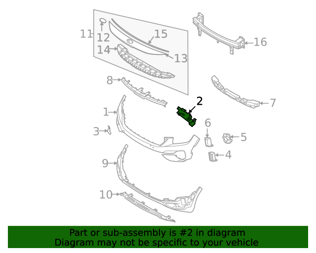 86551-Q5010 - Bracket 2021-2022 Kia Seltos | Kia.Parts Store