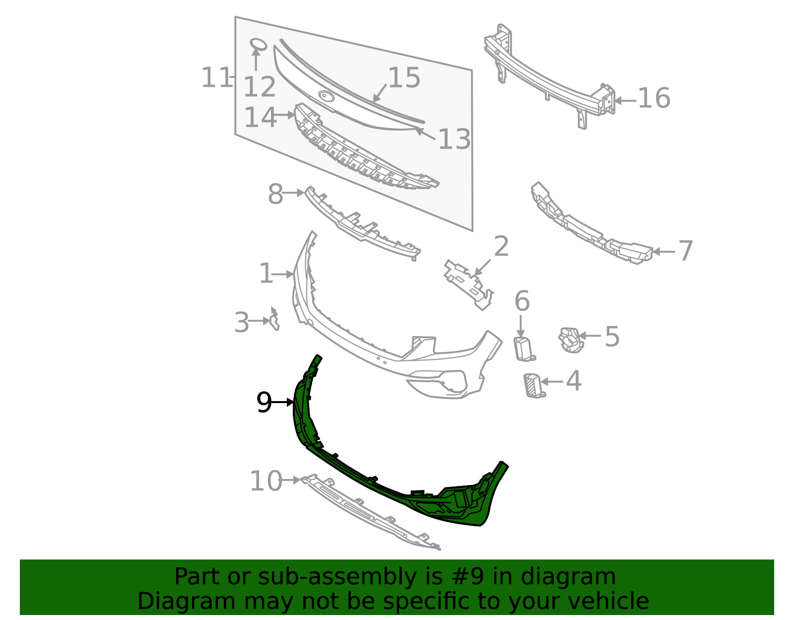 86512-Q5300 - Lower Cover 2021-2023 Kia Seltos | Genuine Kia Parts