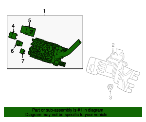 2022 GM Engine Wiring Harness Junction Block 87867004 GM ...