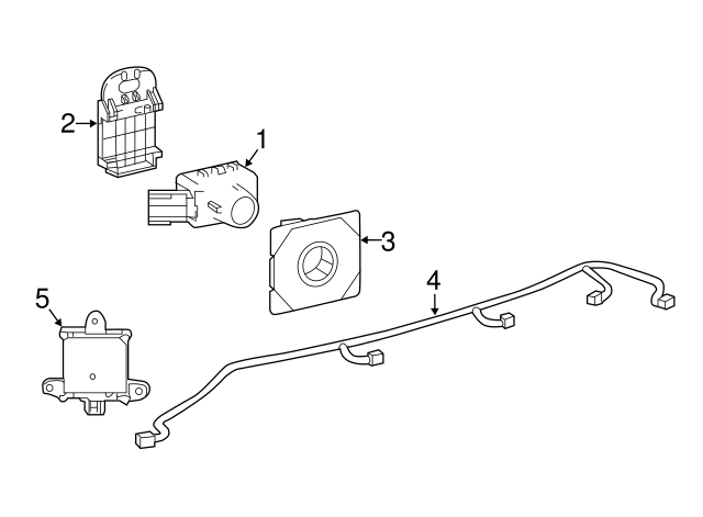 89348-48010 - Park Sensor Retainer - 2016-2022 Lexus | MyLexusParts
