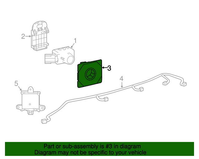 89348-48010 - Park Sensor Retainer - 2016-2022 Lexus | MyLexusParts