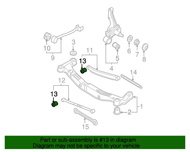55215-2E500 - Bushing 2005-2010 Kia Sportage | Kia.Parts Store