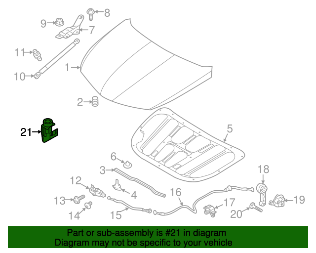 2012-2017 Hyundai Azera Alarm Switch 93880-3V000 | OEM Parts Online