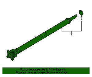 26209452673 - Drive Shaft - 2016-2024 BMW | BMW OEM Parts Store