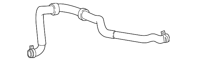 166-500-39-75 - Coolant Hose 2013-2019 Mercedes-Benz | Mercedes-Benz ...