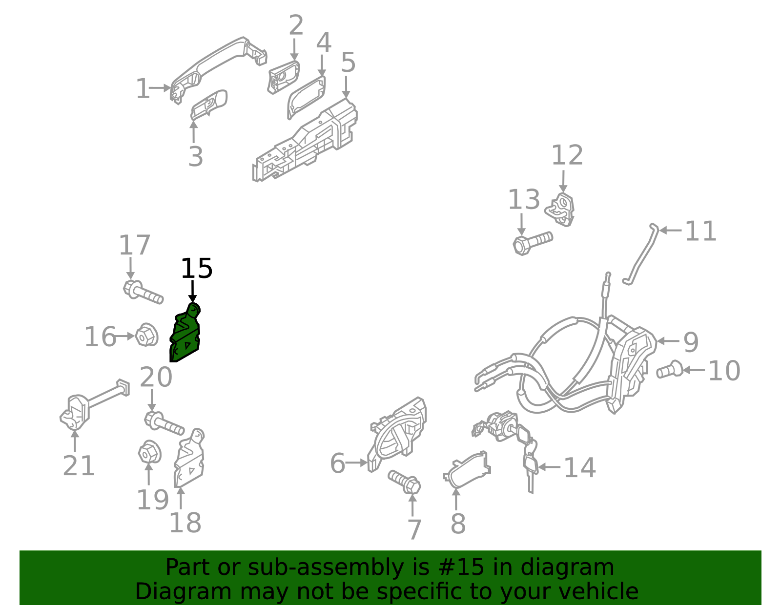 2018-2025 Nissan Door Hinge 82420-5RB0A | Temecula Nissan Parts