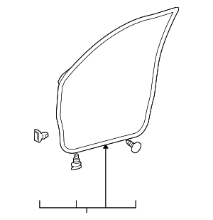 2010-2023 Lexus GX460 Surround Weather-Strip 67862-60170 | OEM Parts Online