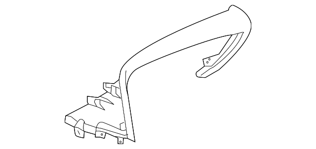 2013-2019 Cadillac XTS Jet Black Instrument Panel Lower Trim Panel ...
