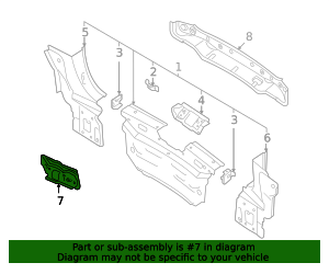 Volkswagen Corner Reinforced 57D-804-743 | Auto Parts