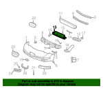 1997-2004 Chevrolet Corvette Front Air Deflector 10401458 GM ...