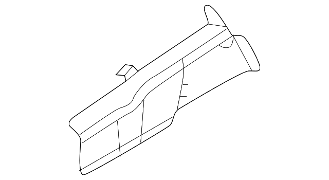 Genuine OEM Ford Part - Fender Ledge Cover DA8Z-7402038-A | Genuine OEM ...