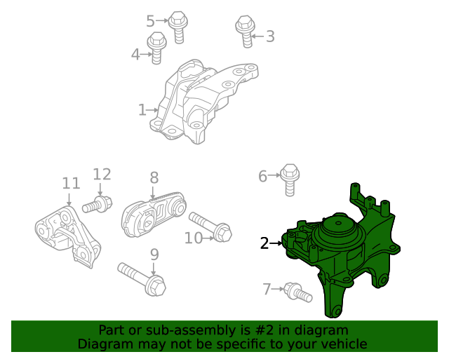 11220-6RA0A - Side Mount 2021 Nissan Rogue | Nissan Parts & Accessories ...