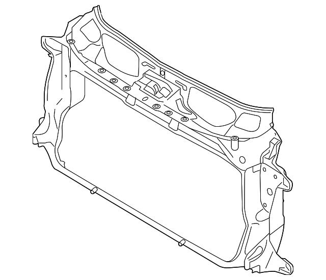 2010-2016 Porsche Panamera Radiator Support 970-504-481-01 | OEM Parts ...