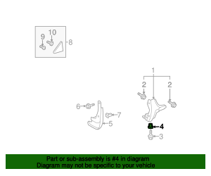 90189-06066 - Floor Pan Splash Shield Grommet 2004-2023 Toyota | Longo ...