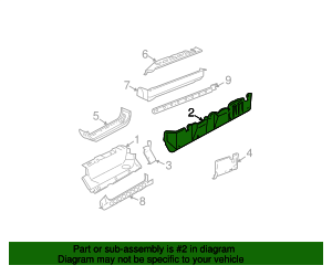 1996-2024 GM Passenger Side Rocker Rear Inner Panel 15740076 GM ...