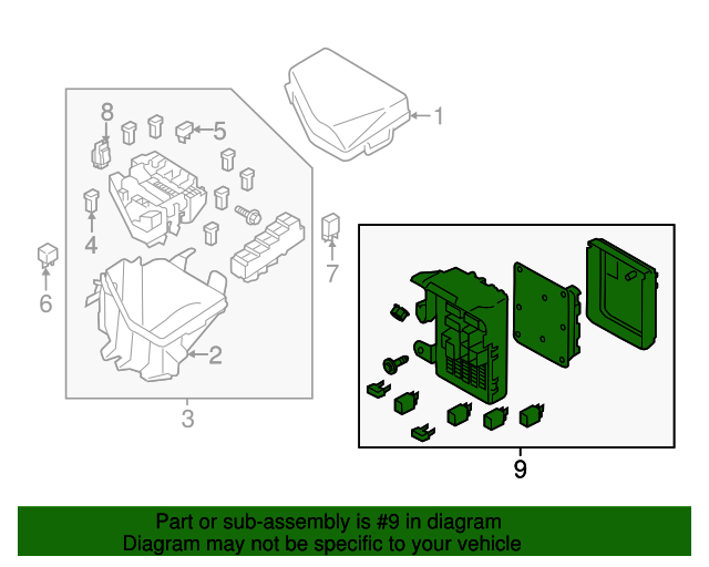 2018 Subaru Junction Block 82201AL31E | QuirkParts