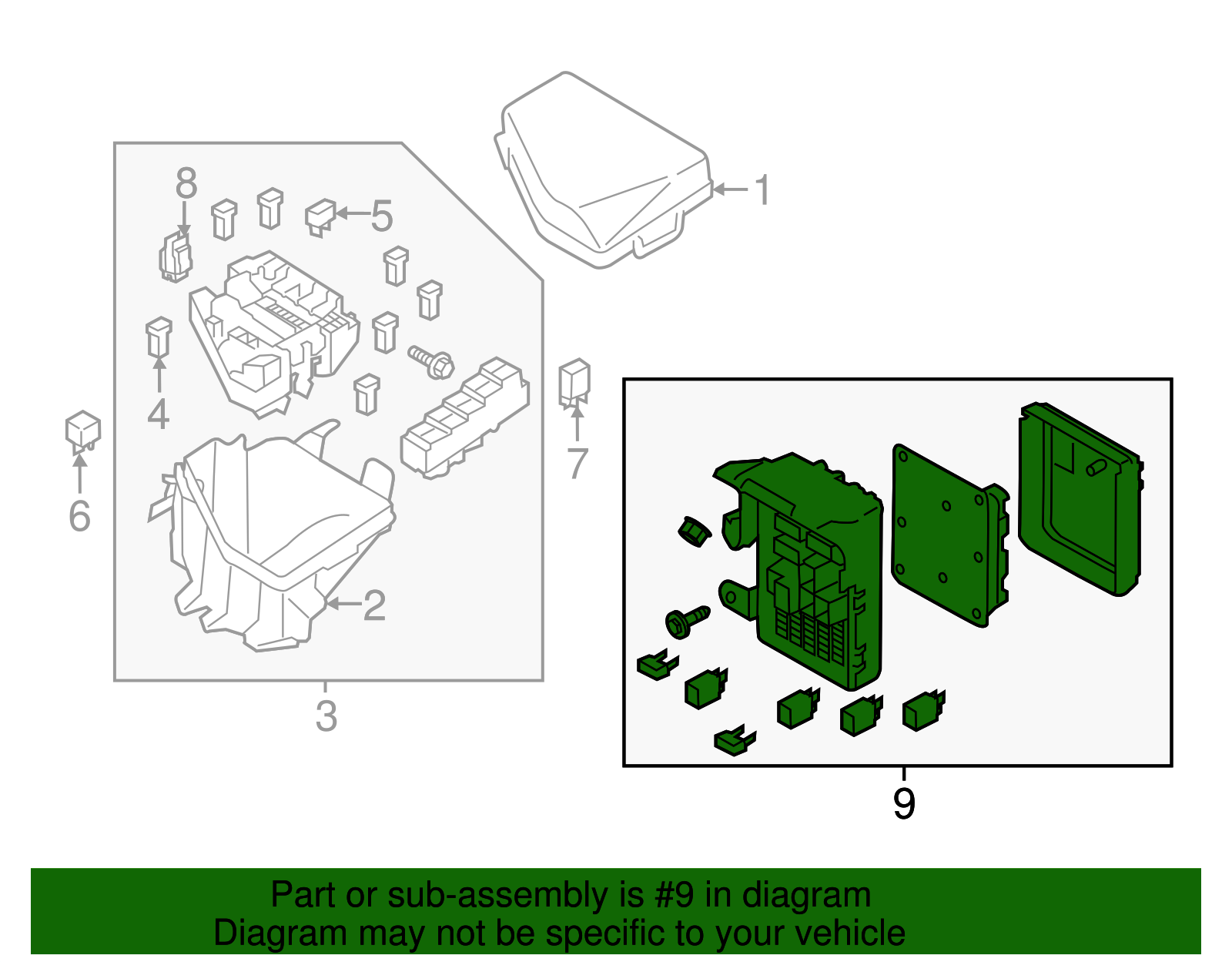 2019 Subaru | 2019 Subaru - Junction Block | 82201AL40C | World OEM ...