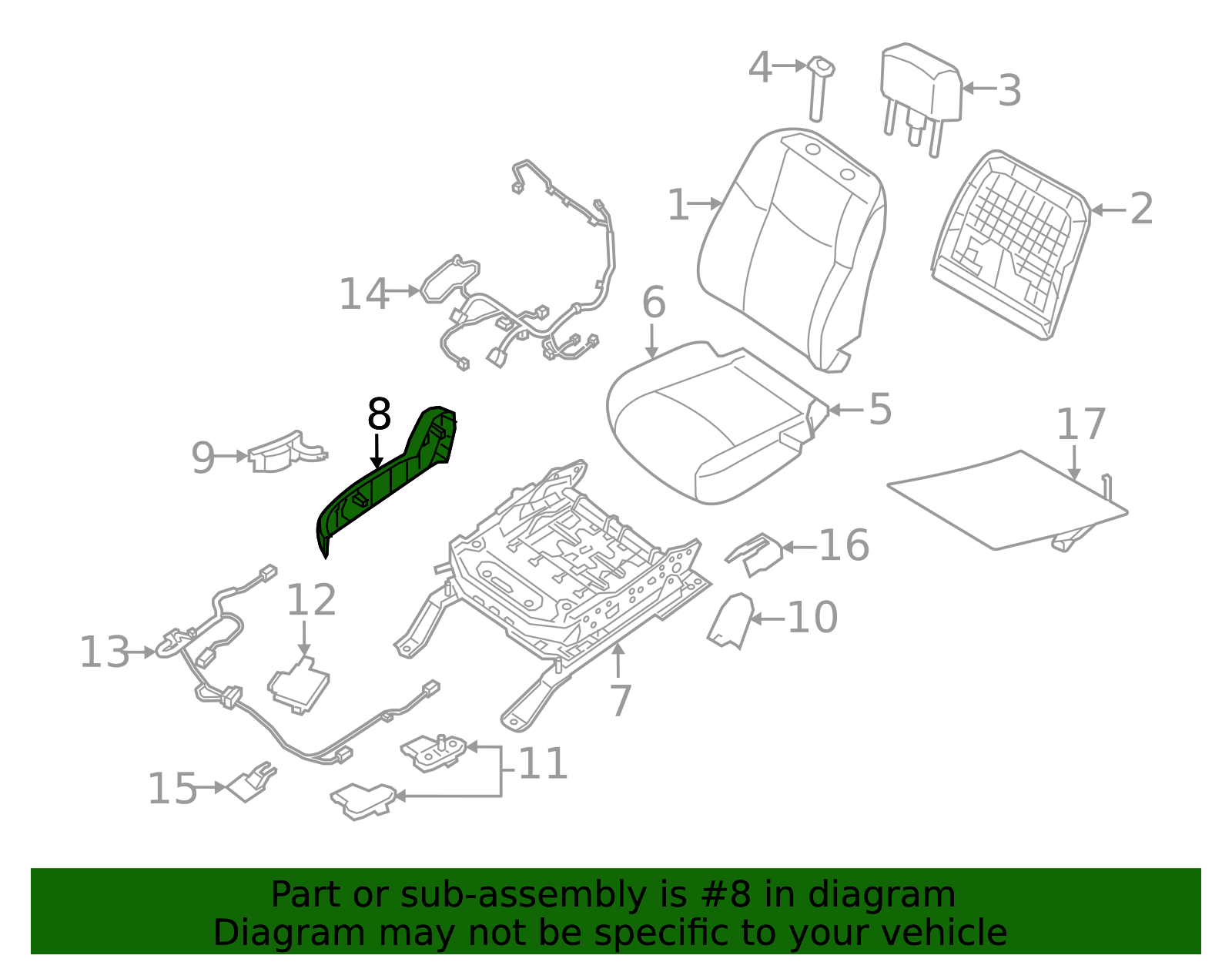 87330-5AA1B - 2017-2021 Nissan Murano - Outer Finish Panel | Anicra ...