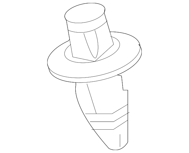 2008-2013 Volvo C30 Cowl Grille Retainer Clip 30678281 | OEM Euro Parts