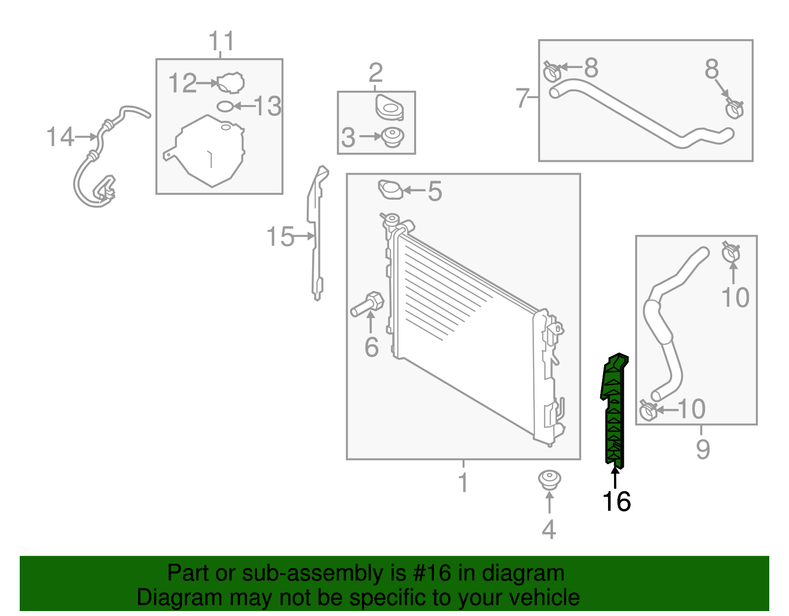 29135-3W000 - Air Guide 2011-2016 Kia Sportage | Kia.Parts Store