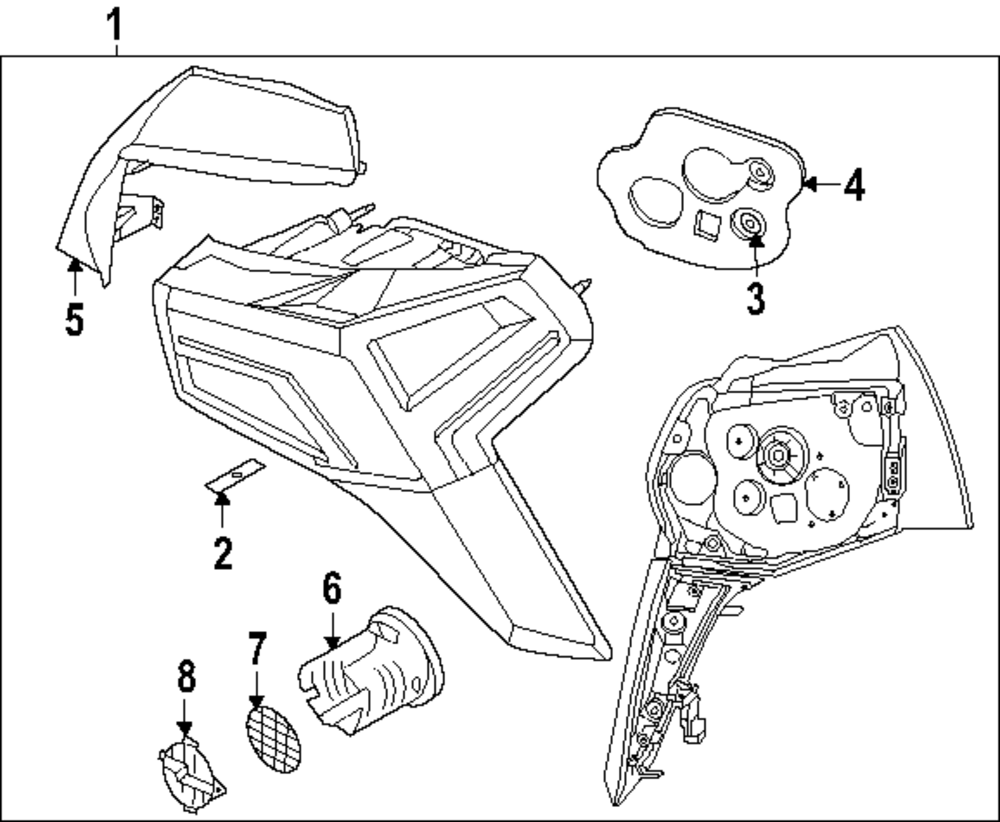 924B2-L1050 - Absorber Bracket 2025 Kia K5 | Kia.Parts