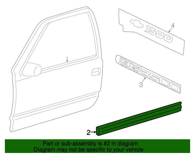 2003-2007 GM OEM NEW 2003-07 GM Chevrolet Suburban Front Passenger Side ...