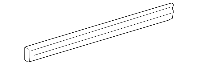 15744371 - Bright Chrome Front Side Door Lower Molding 1999-2007 GMC ...