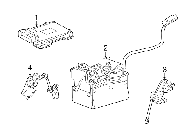 2017-2020 GM Active Suspension Control Module 84215186 GM ...