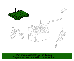 2017-2020 GM Active Suspension Control Module 84215186 GM ...