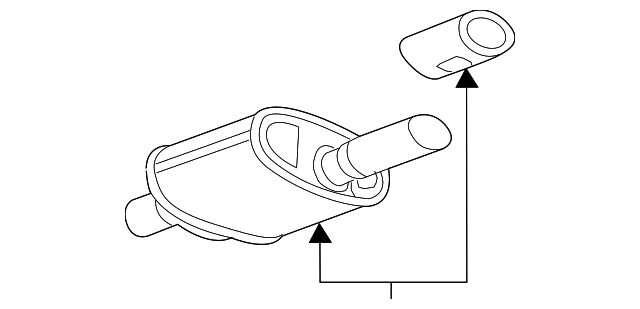 2012-2017 Buick Verano Exhaust Muffler Rear Pipe 22846891 GM ...
