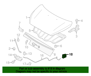 2014-2024 Mitsubishi Release Handle 5910A081 | Mitsubishi Parts Warehouse