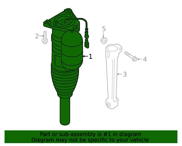 2020-2024 Audi Shock 4N0-616-002-AC | TascaParts.com