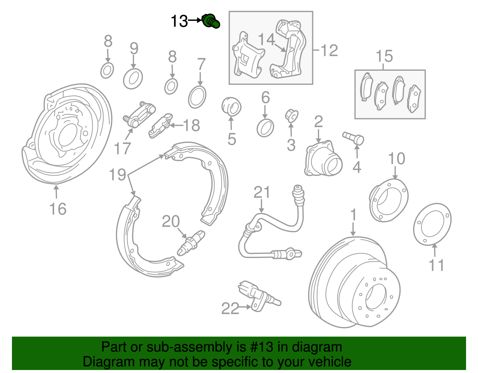 90105-A0336 - Disc Brake Caliper Bolt 2016-2024 Toyota | Longo Toyota Parts