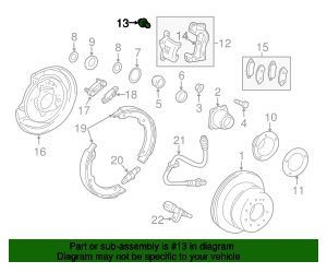 2016-2024 Toyota Disc Brake Caliper Bolt 90105-A0336 | Toyota Parts Center