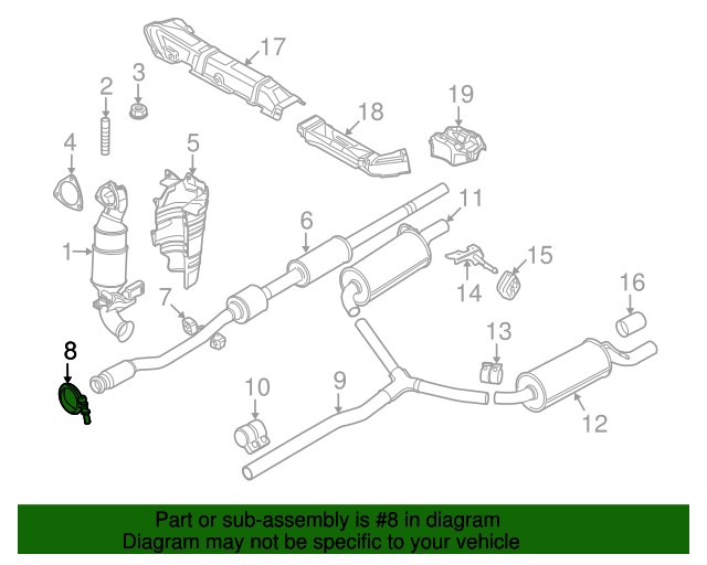 18-30-2-756-352 - Muffler & Pipe Clamp - 2007-2016 Mini | BMWPartsHub