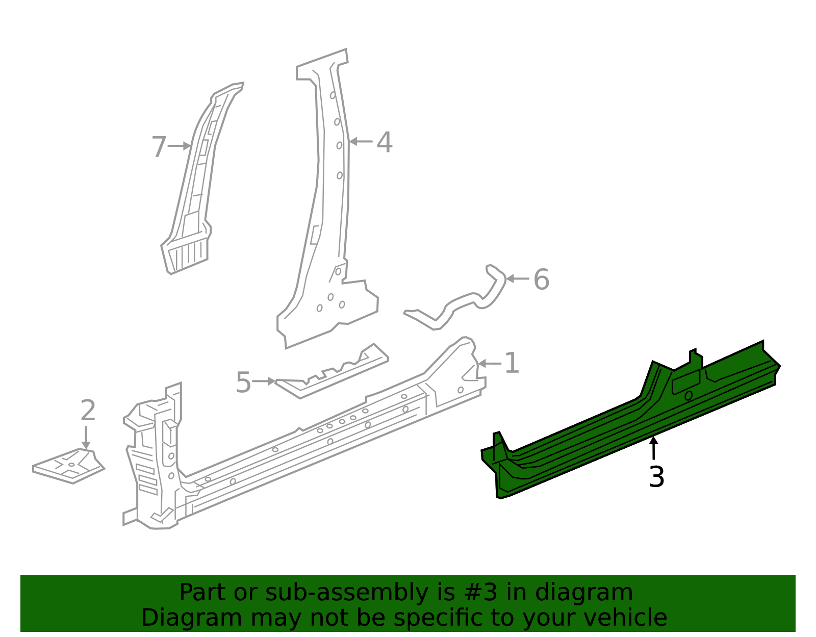 04631-TBA-A01ZZ - Rocker Panel 2016-2022 Honda | Honda Parts Online
