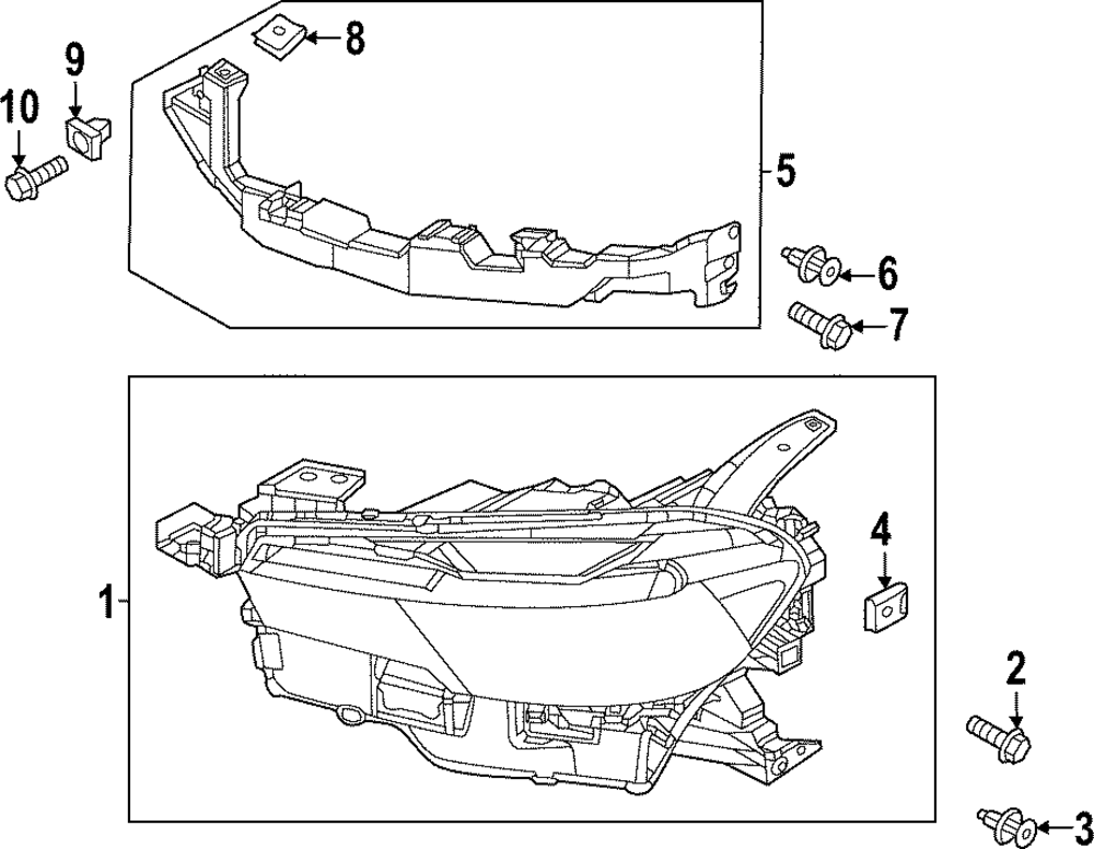 2023-2024 Mazda CX-50 Composite Assembly VA40-51-040B | Mazda-Parts