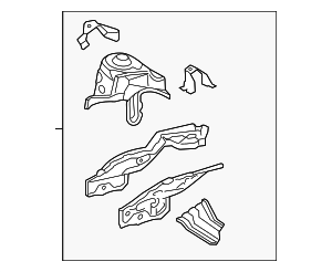 53702-52190 - Apron Assembly - 2012-2018 Toyota Yaris | OEM Parts Quick