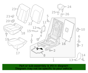 2019-2020 Audi Q3 Adjuster Bolt N-912-203-01 | Audi OEM Parts