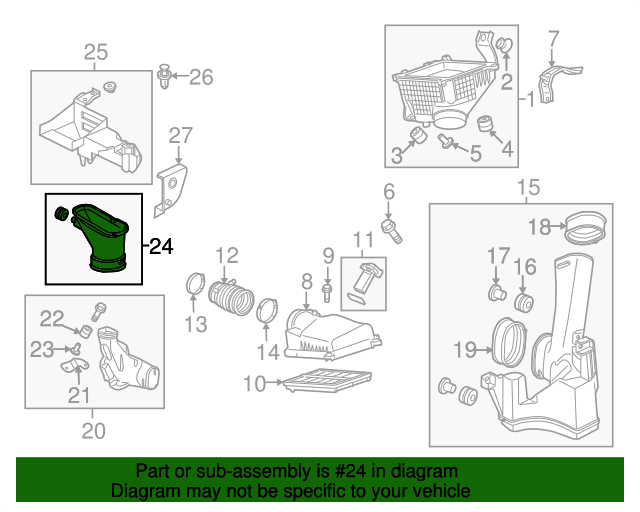 17245-RL8-A00 - Connector Tube 2010-2014 Acura TSX | AutoNation Parts
