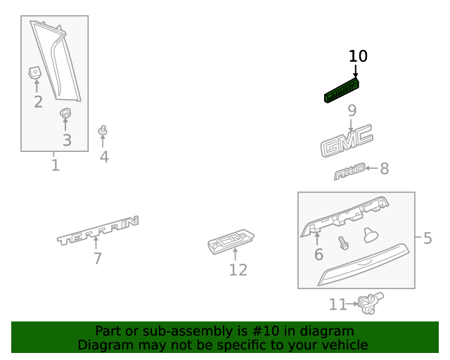 84227355 GM Nameplate | GM Parts Store