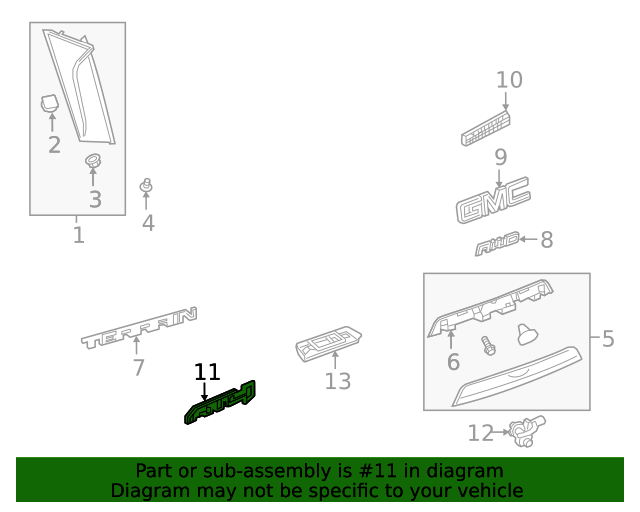 Rearview Driver Information Camera 85116103 | GMPartsDirect.com