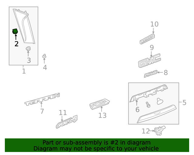 Genuine OEM Spoiler Nut Part# 11546865 Fits 2017-2022 GM: Up To 35% Off ...