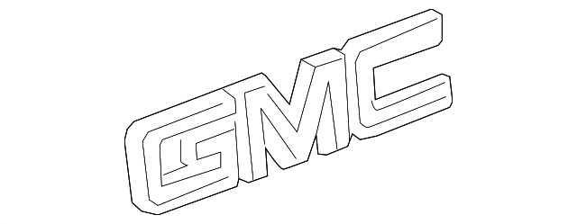 2018-2020 GMC Terrain OEM NEW 2018-2019 GM Terrain Lift Gate Emblem ...