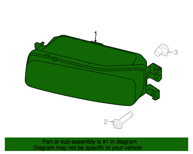 Genuine OEM Fog Lamp Assembly Part# LR080284 Fits 2013-2017 Land Rover ...