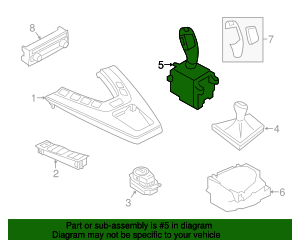 Genuine BMW 61-31-7-846-583 | Gear Shift Assembly | FREE Shipping on ...